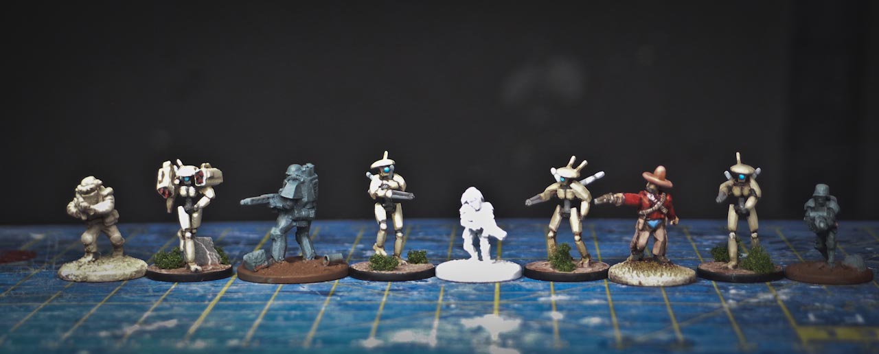 15mm Robot Army | The Lazy Forger